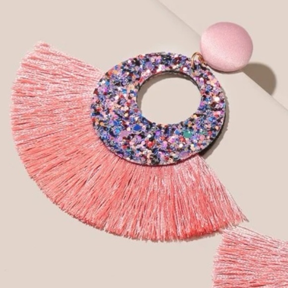 The Balanced Lotus | Jewelry | 525 Boho Dazzling Tassel Fringe Pink ...